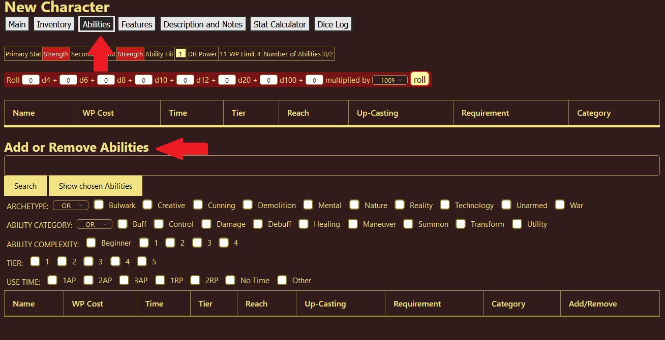 Character Creation – Ishanekon: World Shapers